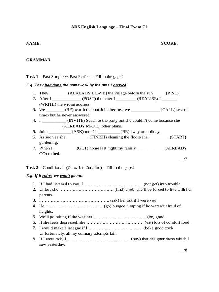 Final c1 Ads Final Exam (Session 1) | PDF | Damages | Legal Liability