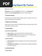 Post-Training Effectiveness Evaluation Form | PDF
