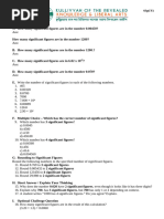 Significant Figures Practice Questions | PDF | Significant Figures ...