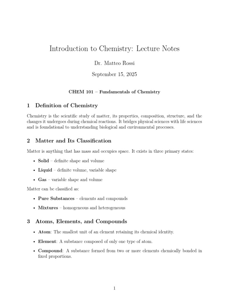 Matteo Rossi Get Chemistry | PDF | Chemistry | Ion