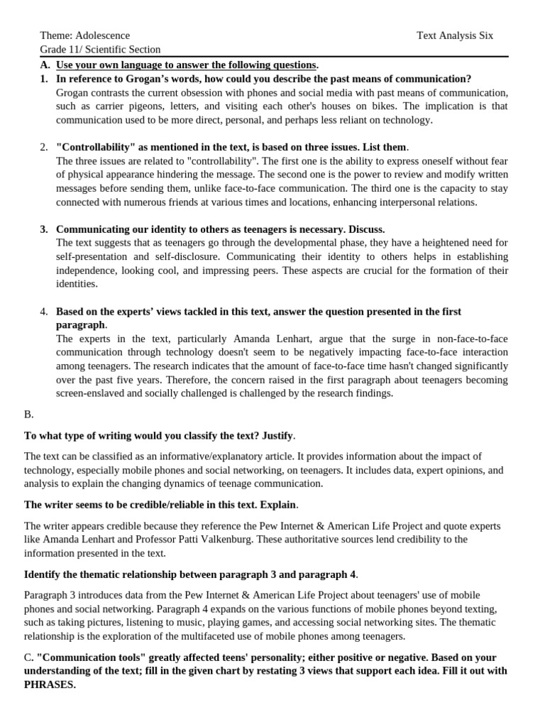 - مستند من Ikhlas Abdallah | PDF | Adolescence | Communication