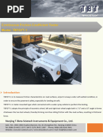Skiddometer BV11: Advanced Friction Measurement | PDF | Runway | World ...