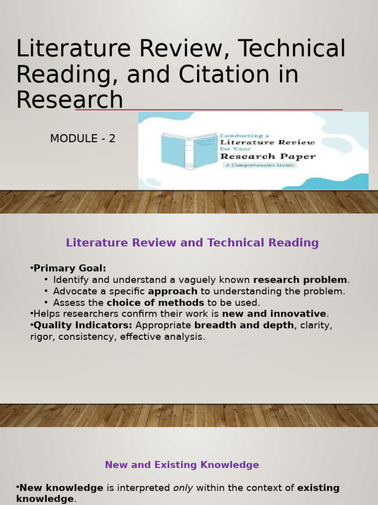 MODULE 2 - Presentation | PDF | Citation | Knowledge