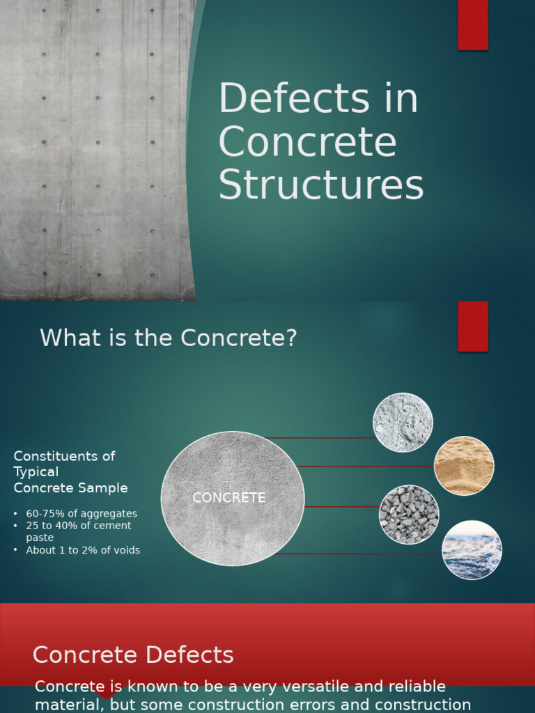 Common Concrete Defects and Solutions | PDF | Fracture | Concrete