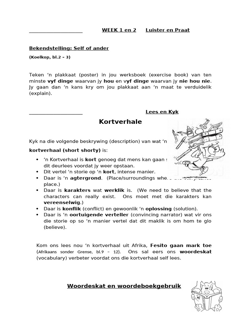 Voorbeeld Van Integrasie Met Betrekking Tot Verskillende Vaardigheide ...