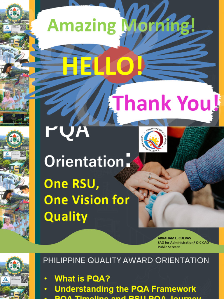 PQA Framework Overview and Application | PDF | Quality Management ...