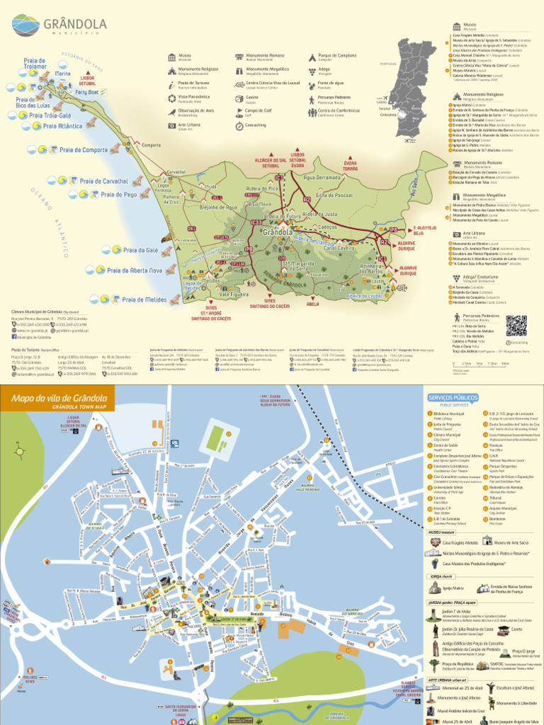 Mapa de Grandola | PDF