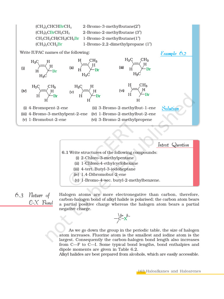 6) - Haloalkanes and Haloarenes (5-10) | PDF | Chemical Reactions | Iodine