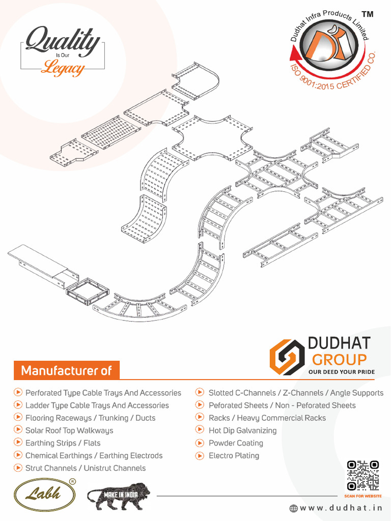 Dudhat-Catalogue Cable Tray | PDF