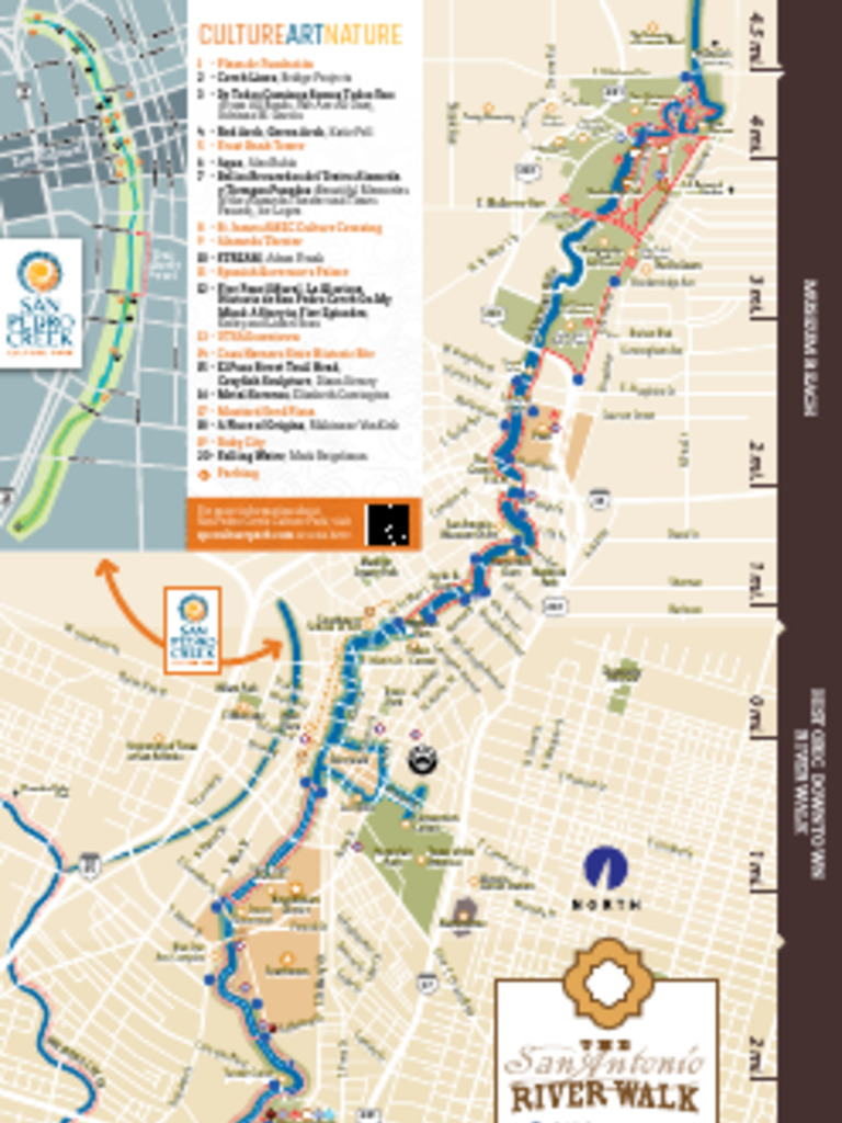 San Antonio River Walk Map Guide | PDF