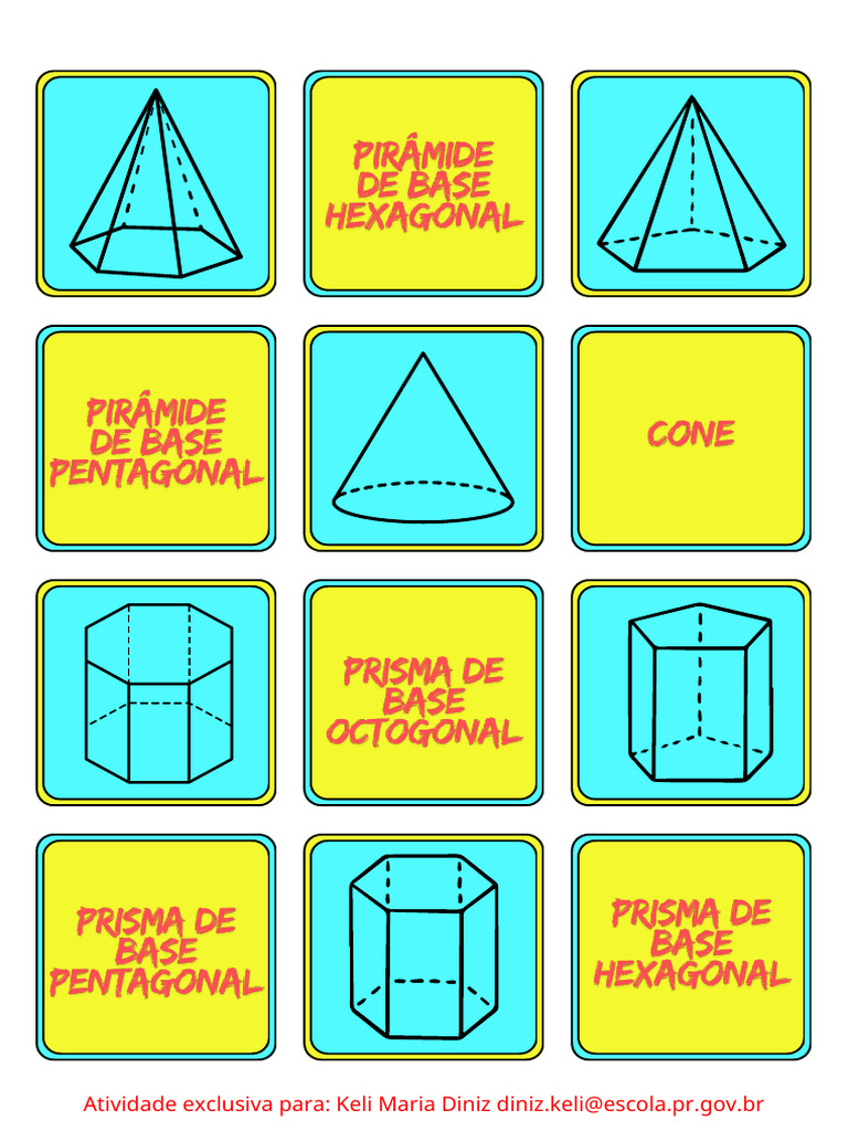 Pecas Jogo Da Memoria Solidos Geometricos Sswocv 18345 1755290437 | PDF