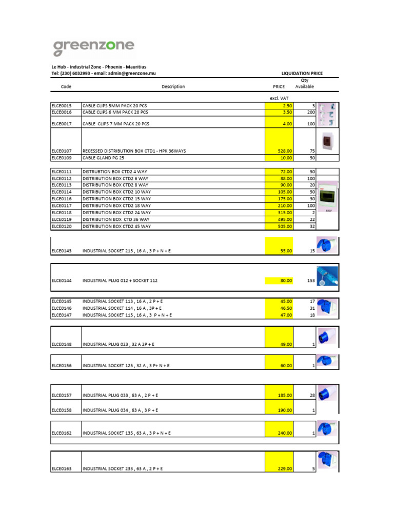 Electrical Price List 2025 | PDF | Electrical Components | Electrical ...