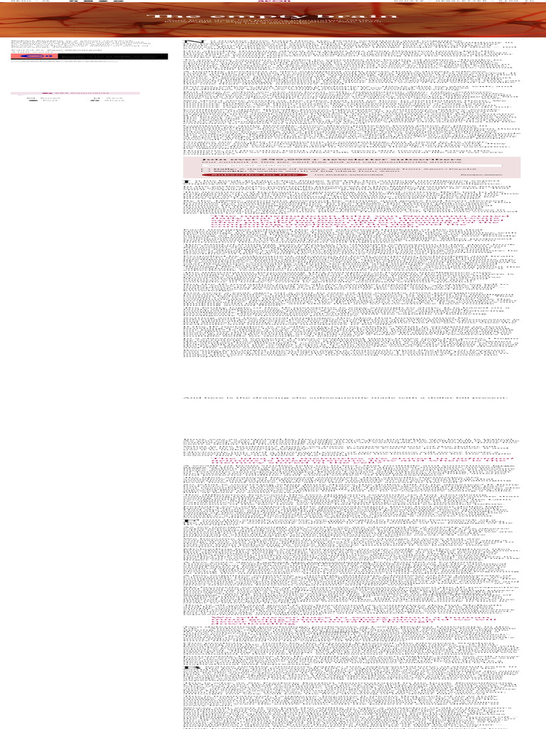 Your Brain Does Not Process Information and It Is Not A Computer Aeon ...