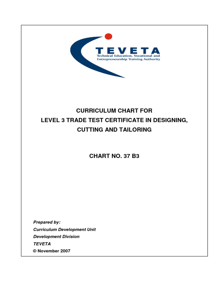 Level 3 Tailoring Course Syllabus Pdf Textiles Sewing