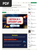 Class 11 Physics All Derivations Chapter Wise | PDF