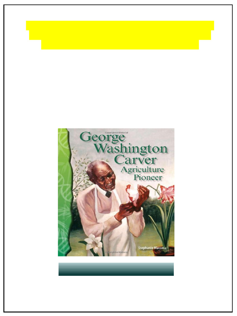 Science Readers Life Science George Washington Carver Agriculture ...