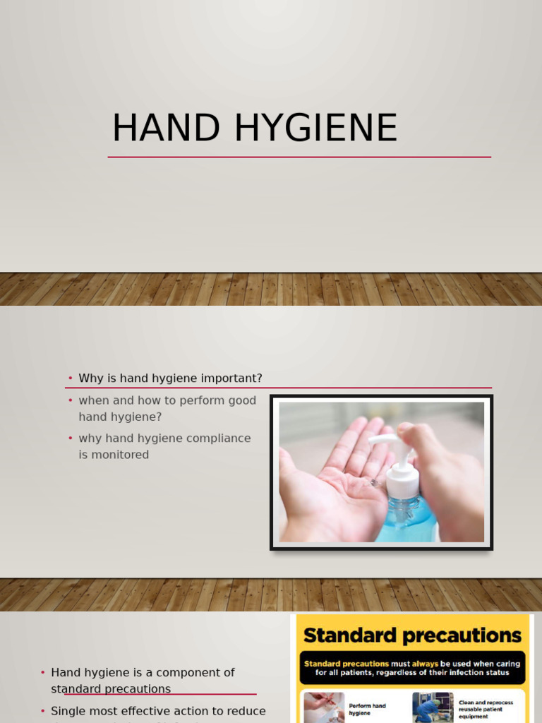 Hand Hygiene | PDF
