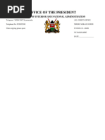 Assistant Chief Letterhead Template | PDF