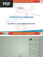 Avoiding Shortcuts for Workplace Safety | PDF | Risk | Employment