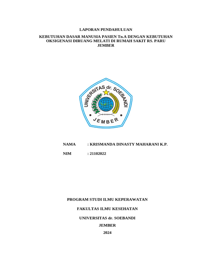 Lp Kdm Oksigenasi Pdf