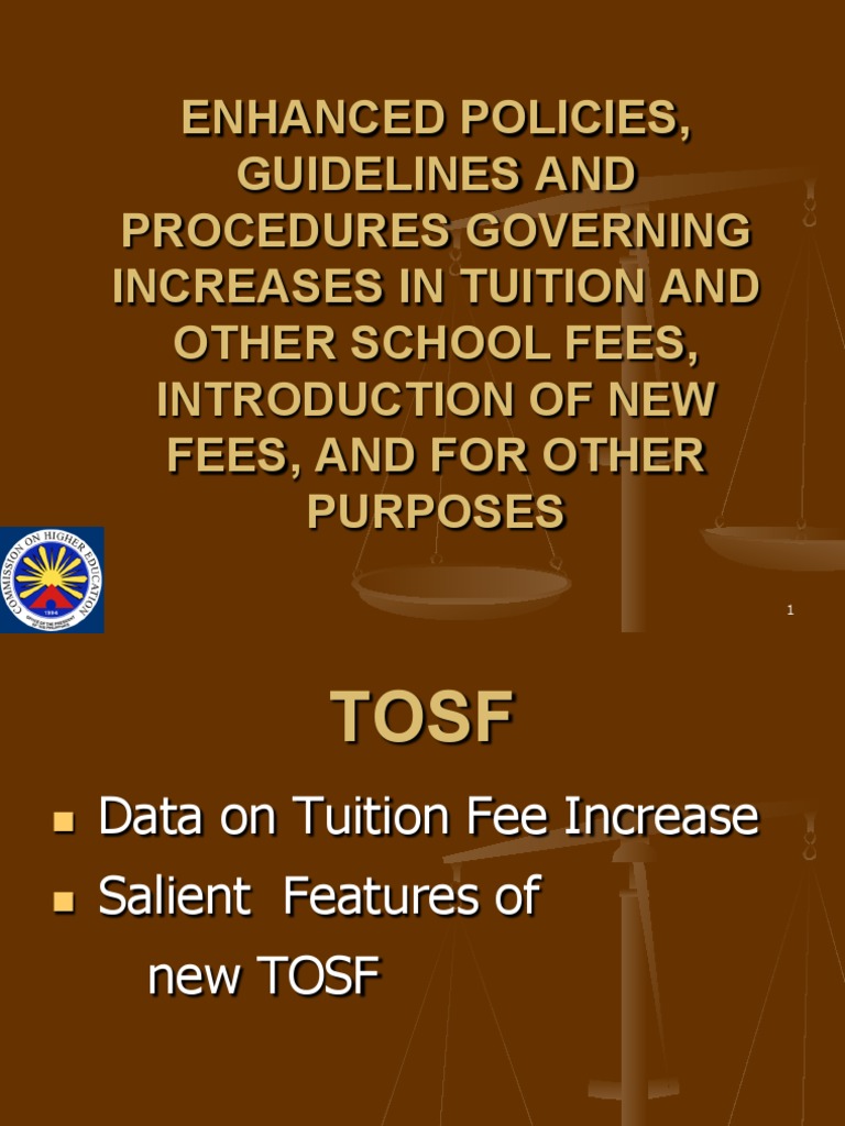 CHED New Policies On TOFI | PDF
