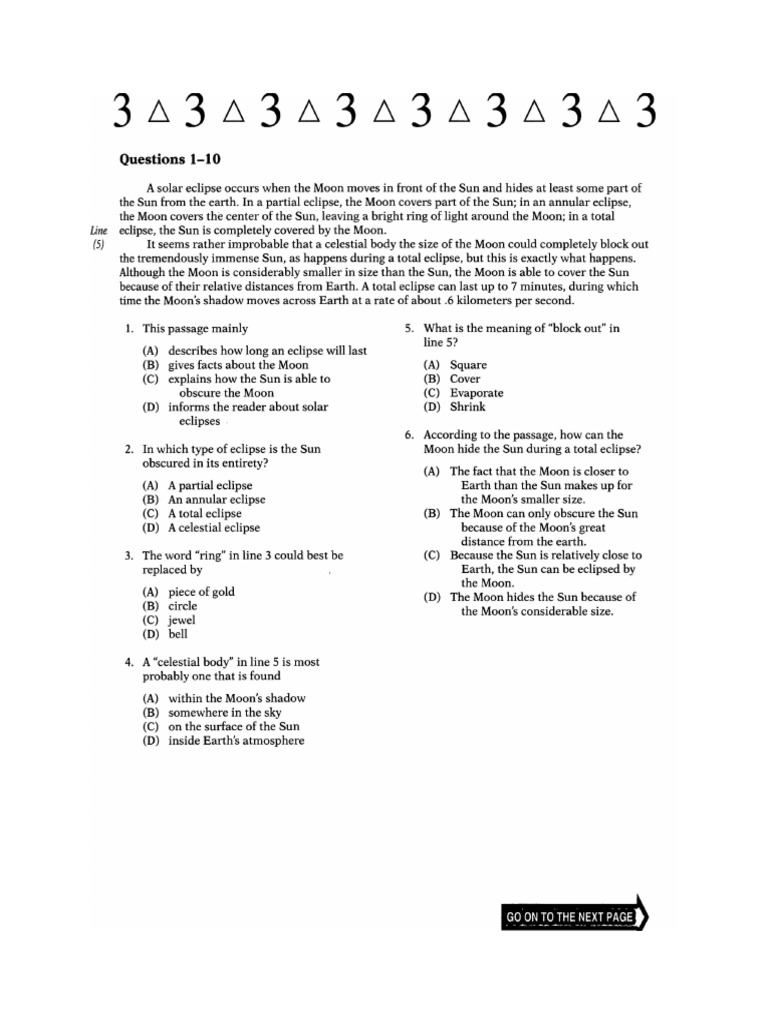 Reading TOEFL Post Test | PDF