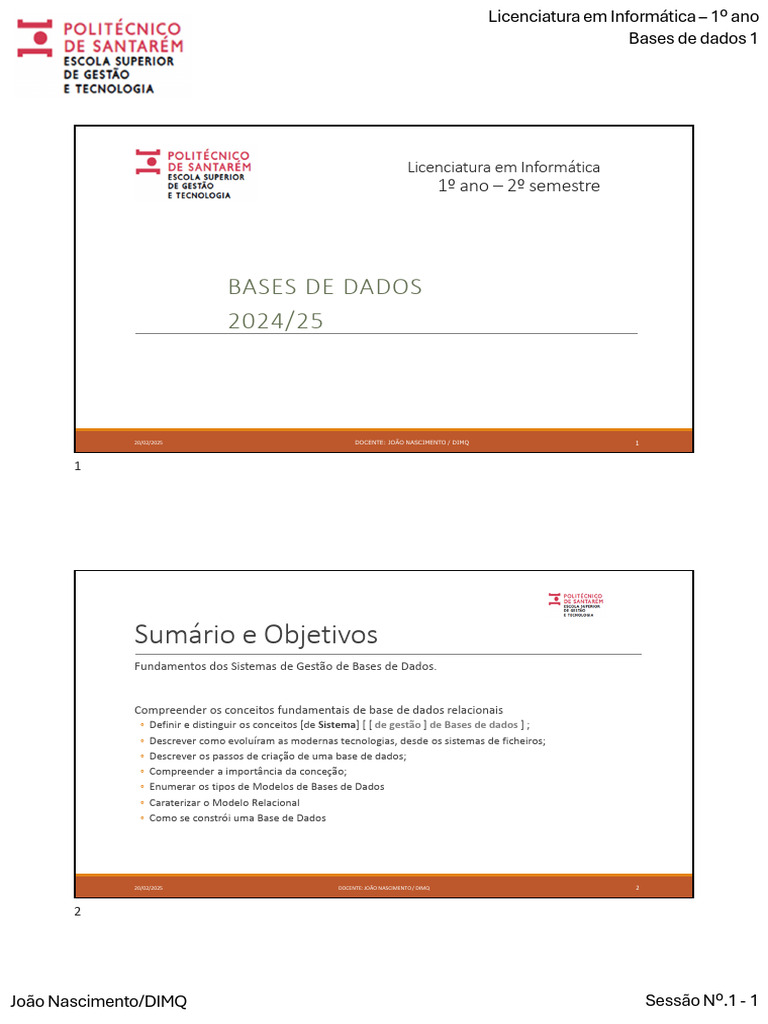 Fundamentos de Bases de Dados Relacionais | PDF | Bancos de dados | Ácido