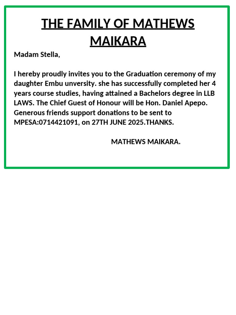 The Family of Mathews Maikara | PDF