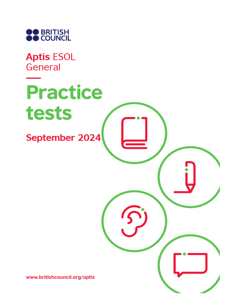 Aptis ESOL General Practice Tests | PDF | English As A Second Or ...