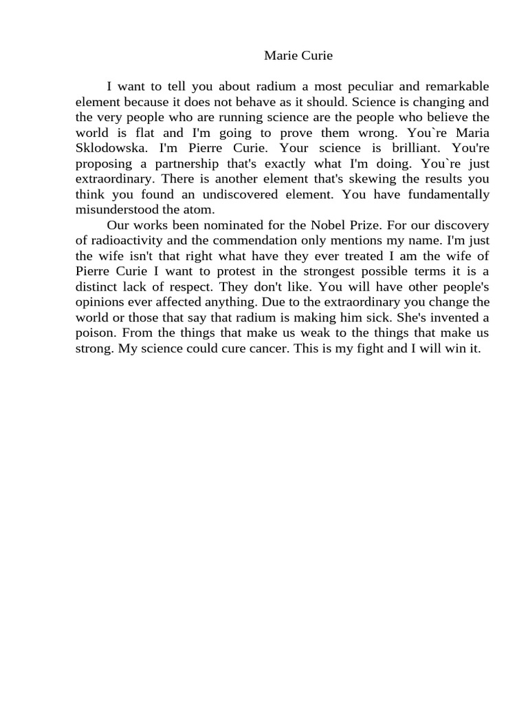 Marie Curie | PDF