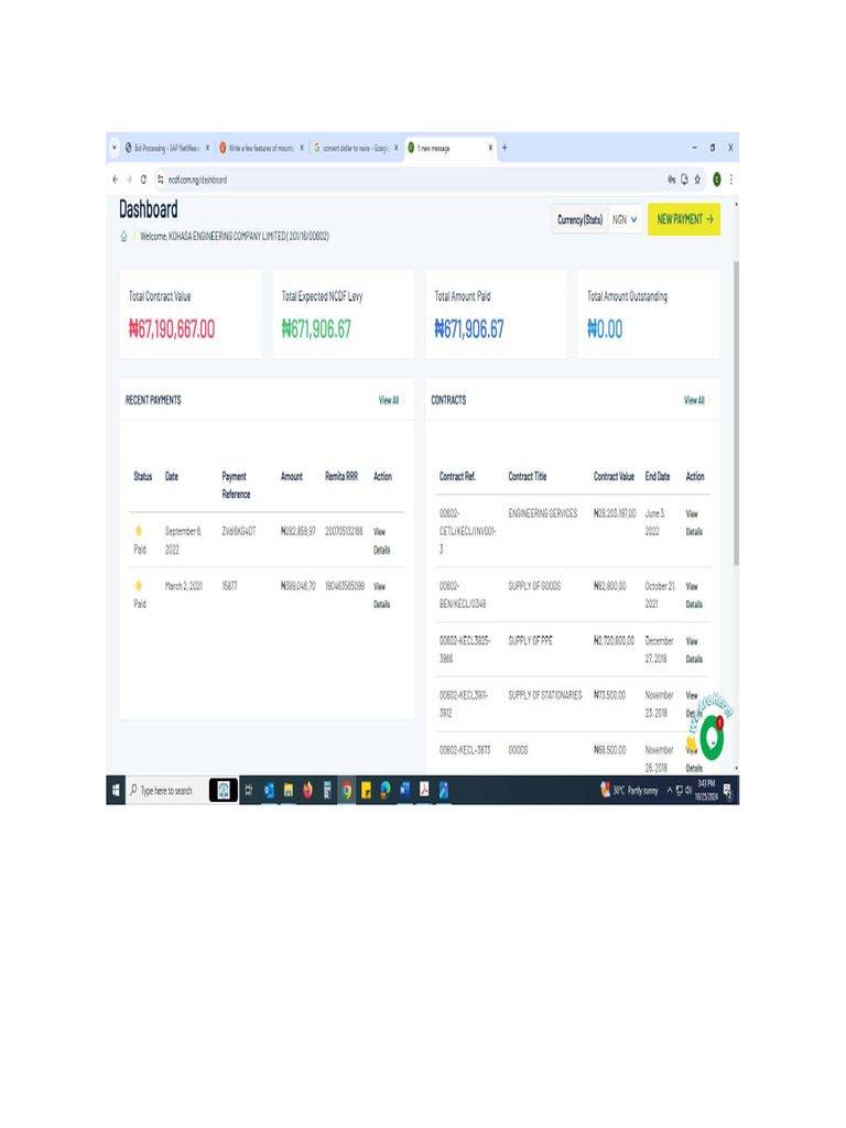 NCDF Payments | PDF
