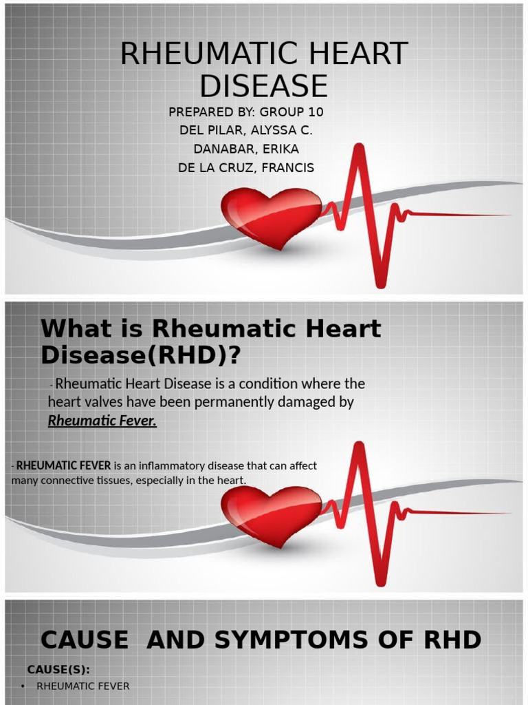 Symptoms of Rheumatic Heart Disease | PDF