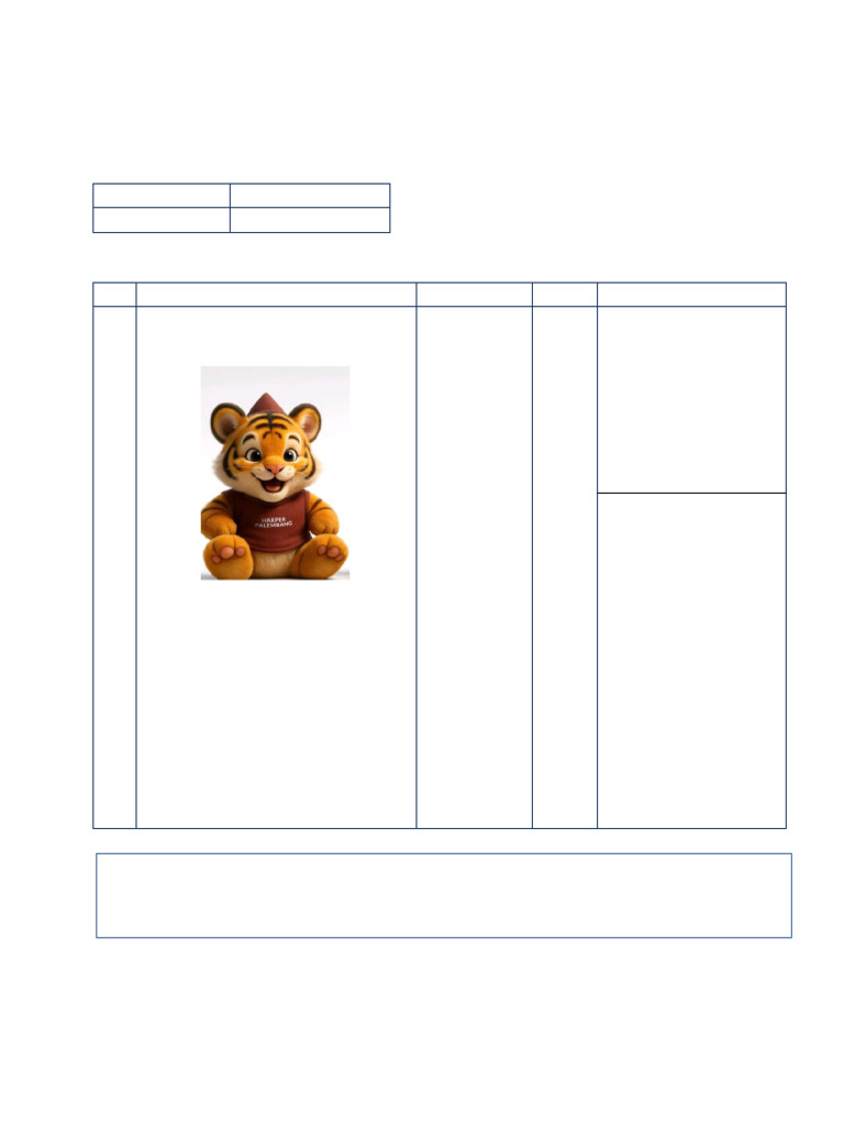 Invoice Boneka Custom untuk Hotel Harper | PDF