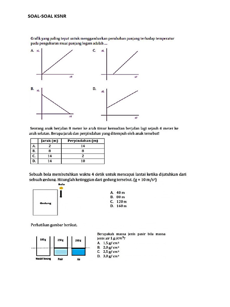 Soal KSNR 8 PDF Free | PDF