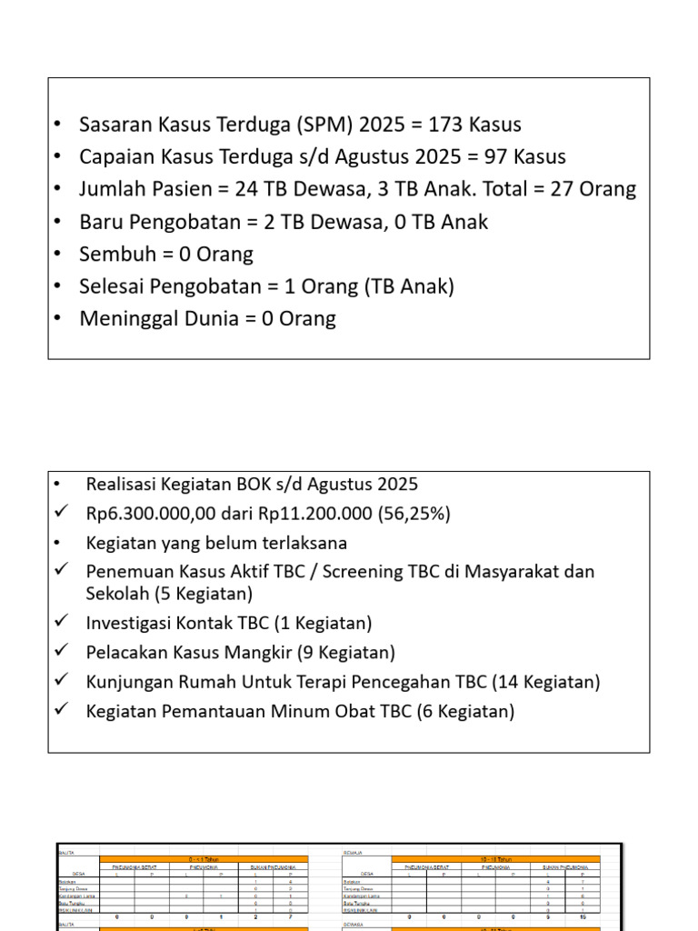 Laporan Program Tb Agustus 2025 Pdf