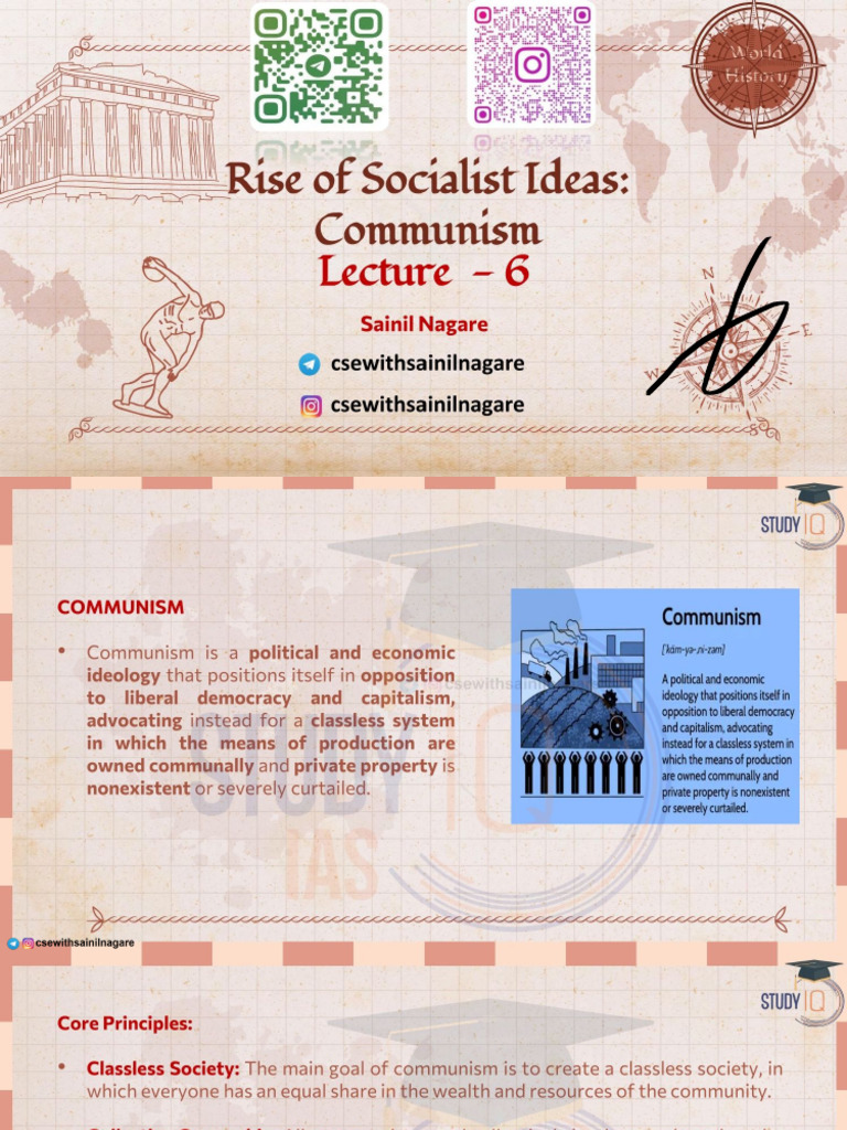 Lecture - 6 (World History) - Communism | PDF