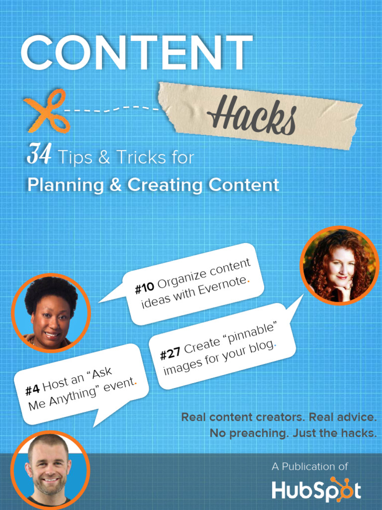 HubSpot Content Creation Hacks | PDF | Adobe Photoshop | Computing