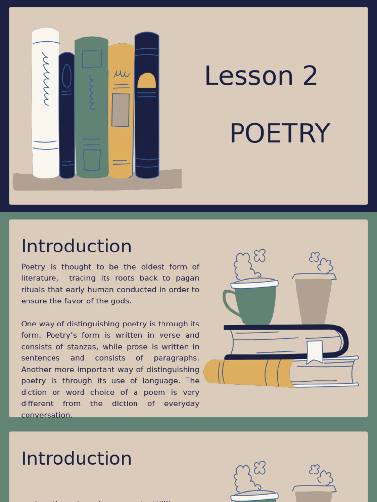 LESSON-2.-POETRY Poetry Poetry Poetryyyy | PDF | Poetry | Metre (Poetry)