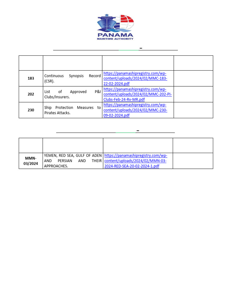 2024.02 Merchant Marine Circular - February 2024 | PDF