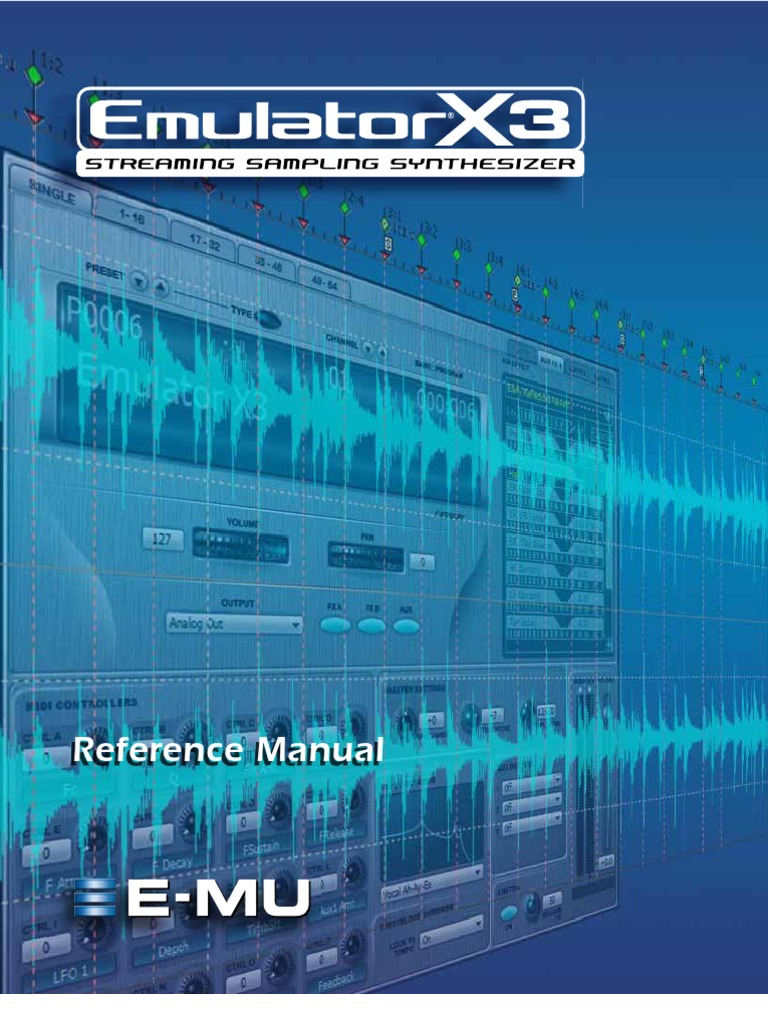 Emulator X3 Ref Manual-En | PDF | Synthesizer | Amplifier