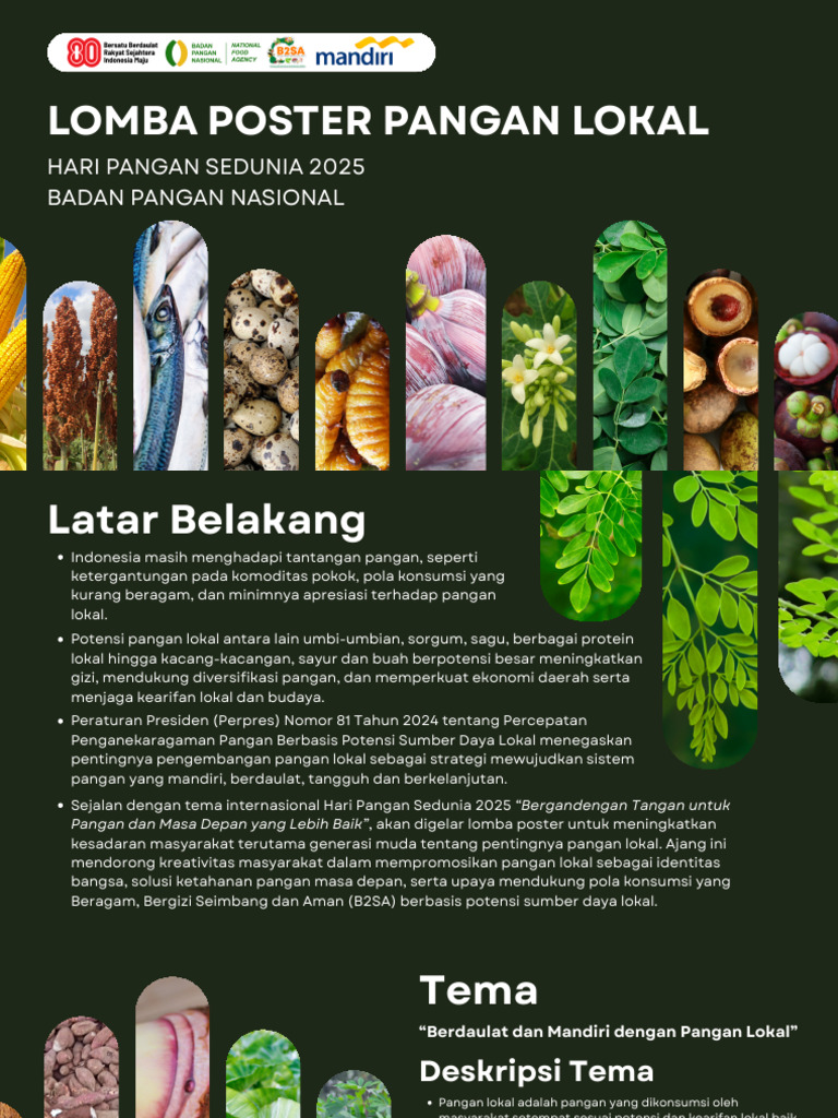 Lomba Poster Pangan Lokal 2025 | PDF