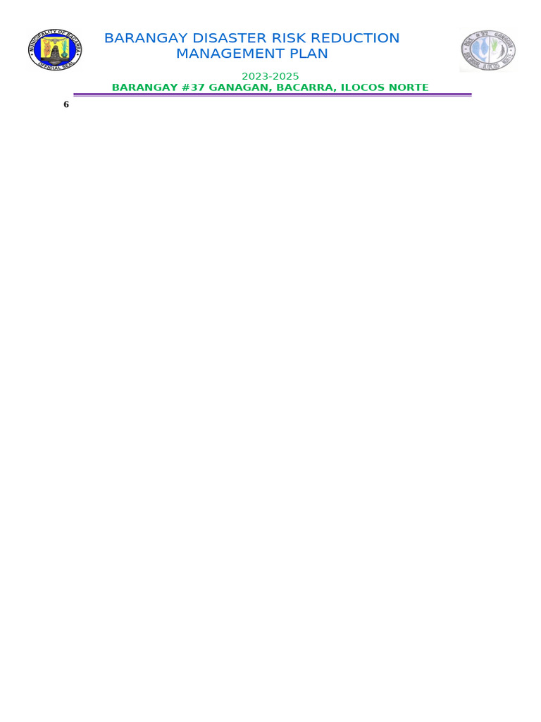 BDRRMP 2023 | PDF | Hazards | Emergency Evacuation