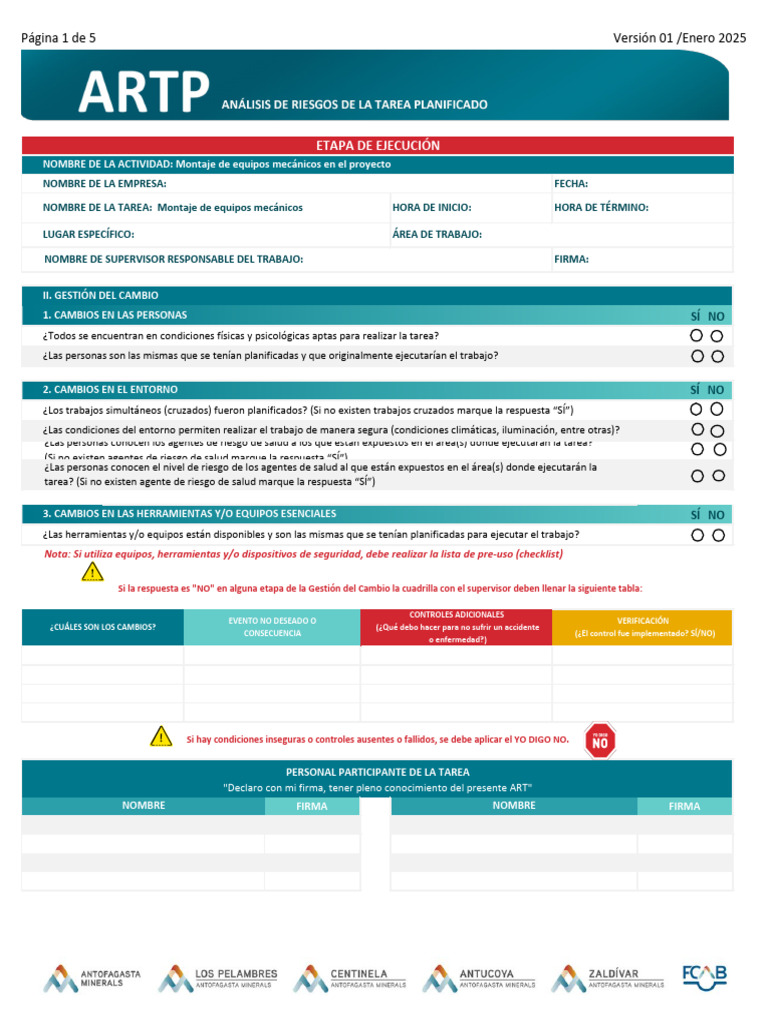 ARTP Montaje de Equipos Mecánicos - Rev0 | PDF | Neumático