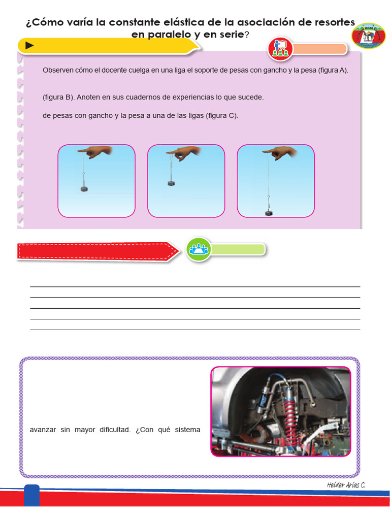 Constante Elastica 5° RPS | PDF | Elasticidad (Física) | Fuerza