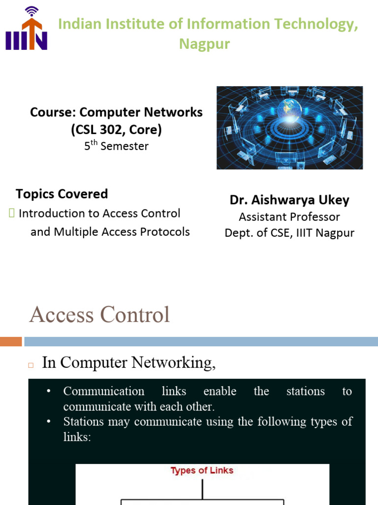 Access Control, Multiple Access Protocol | PDF | Computer Networking ...