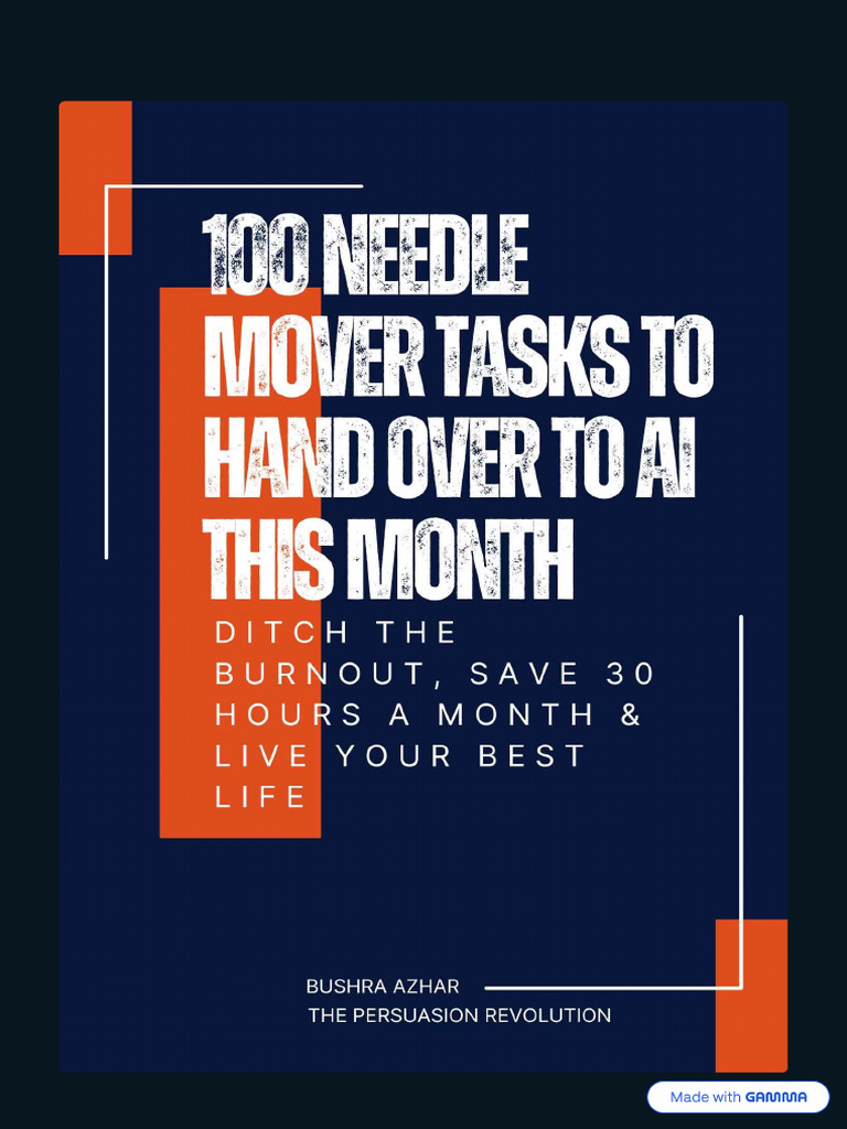 100 Needle Mover | PDF
