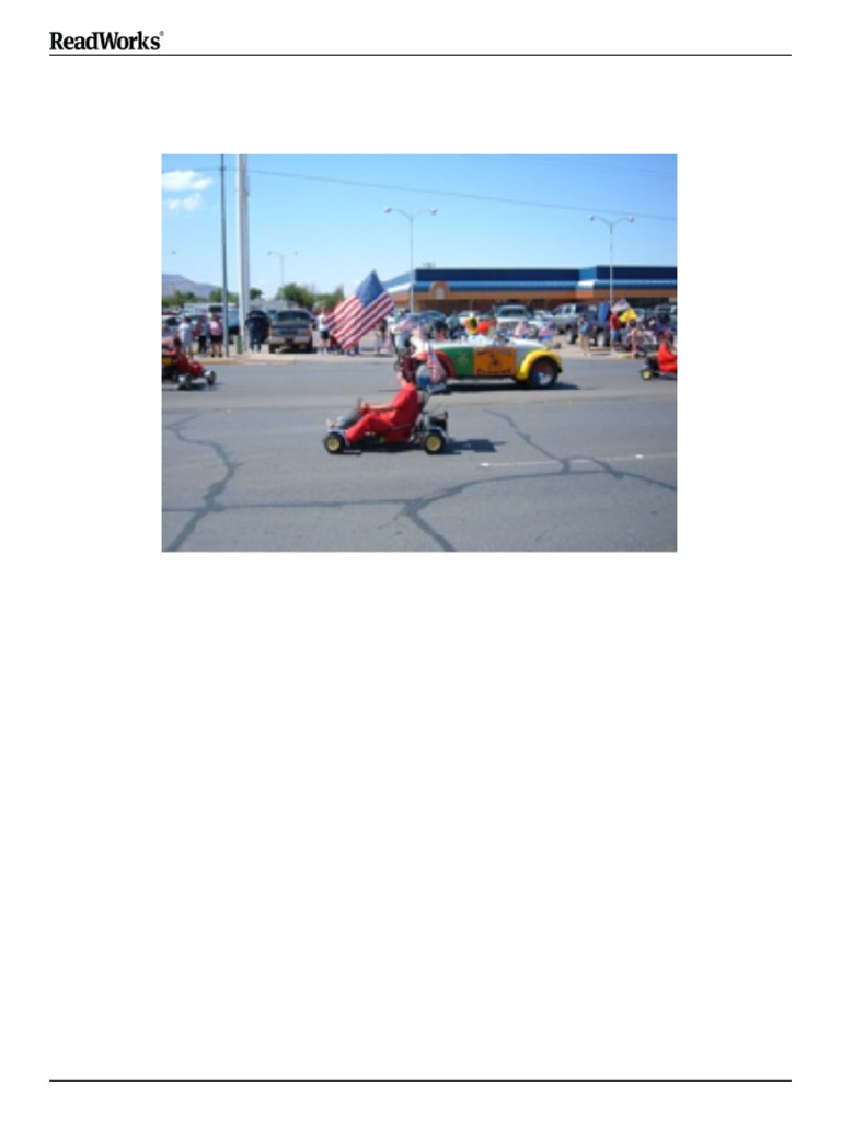 Sondra's Go-Kart Adventure: Blue Lightning | PDF