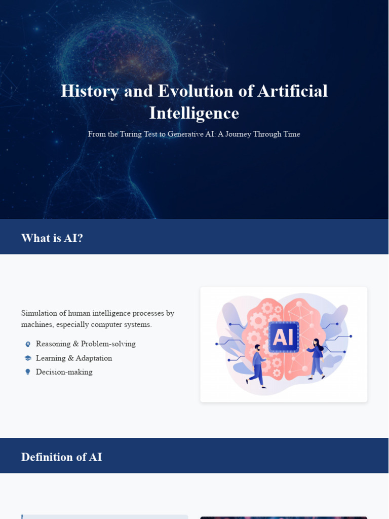 Evolution of Artificial Intelligence | PDF | Artificial Intelligence ...