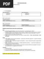 Argumentative Essay STEM Sentences Guide | PDF
