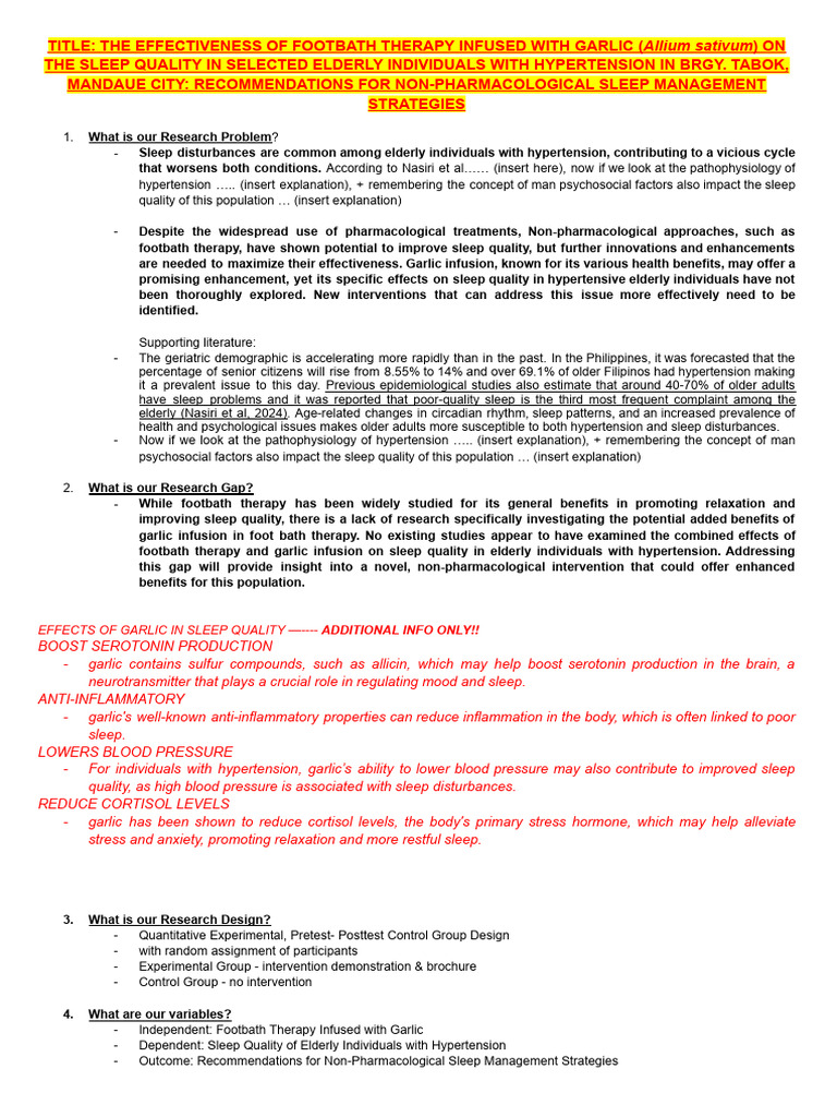 Possible Questions Revised 4 | PDF | Sleep | Endothelium